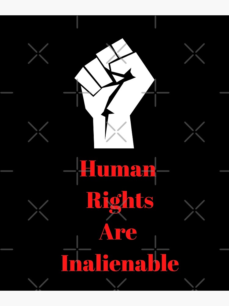 Póster «Los derechos humanos son inalienables» de Freihalt | Redbubble