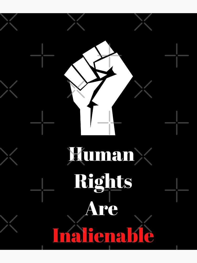 Póster «Los derechos humanos son inalienables» de Freihalt | Redbubble