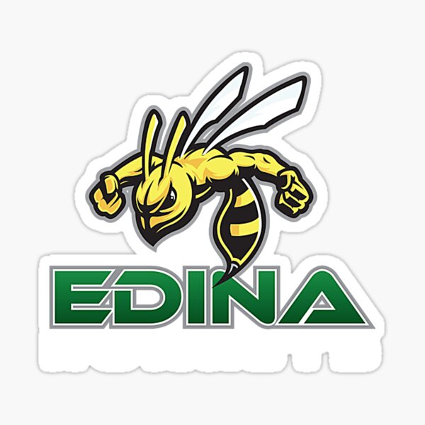 "Edina Hornets" Sticker for Sale by Ephemeral05 | Redbubble