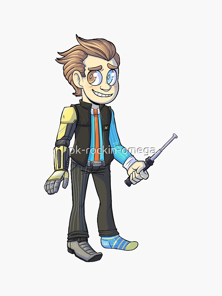 "Rhys" Sticker by pk-rockin-omega | Redbubble