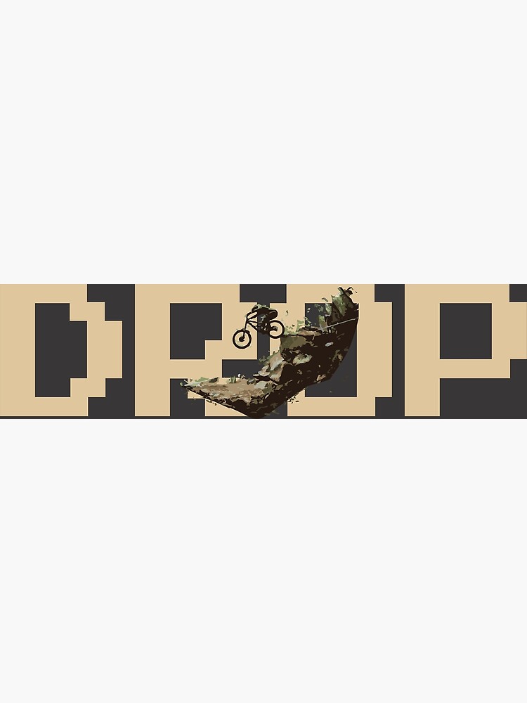 Lámina fotográfica «Drop DH Enduro Mtb Downhill Bike ilustración ...