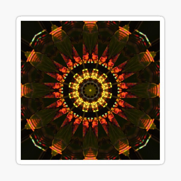 "Collidescope Series 6-1" Sticker by Justin-Lawson | Redbubble