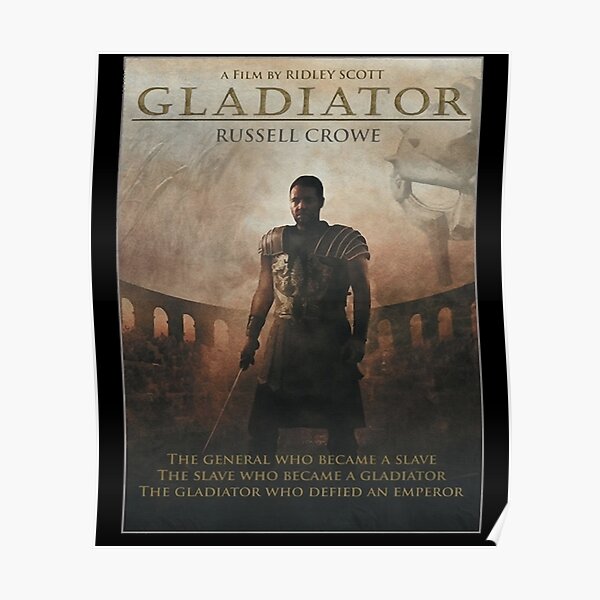 "Gladiator For Fans" Poster for Sale by EverardoFerry | Redbubble