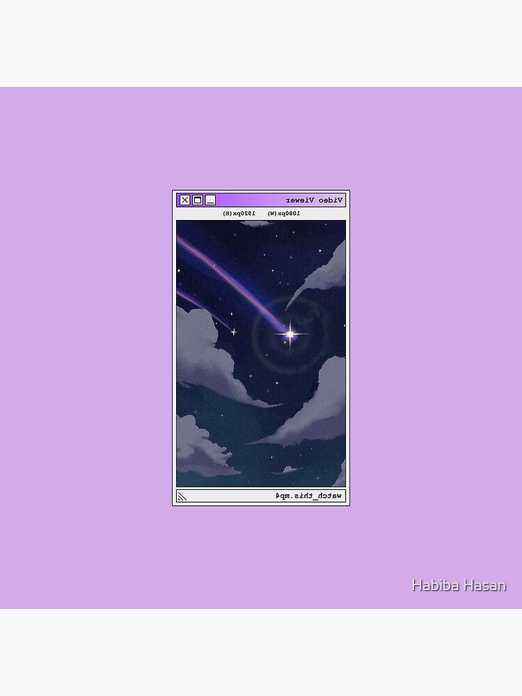 "Windows Shooting Star Aesthetic" Poster by habibahasan | Redbubble