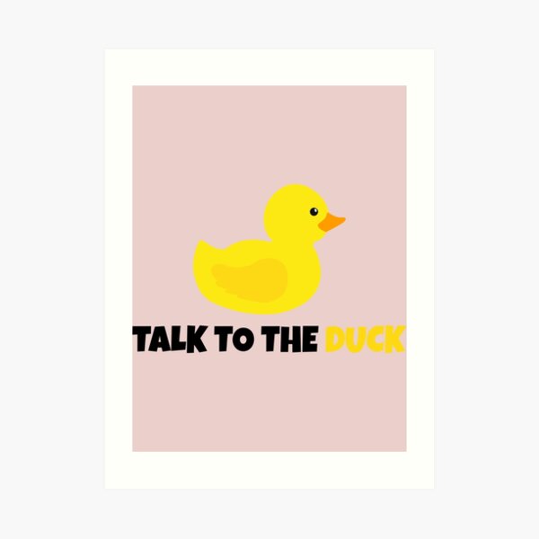 "Developer Programmer Programming Duck Sticker" Art Print for Sale by ...