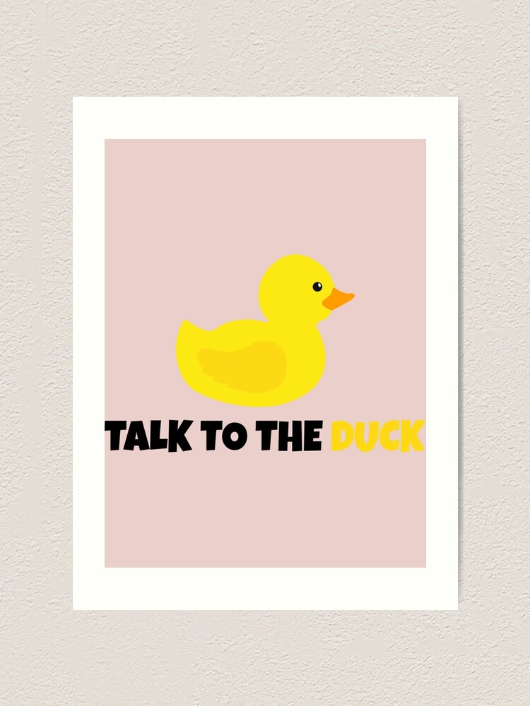 "Developer Programmer Programming Duck Sticker" Art Print for Sale by ...