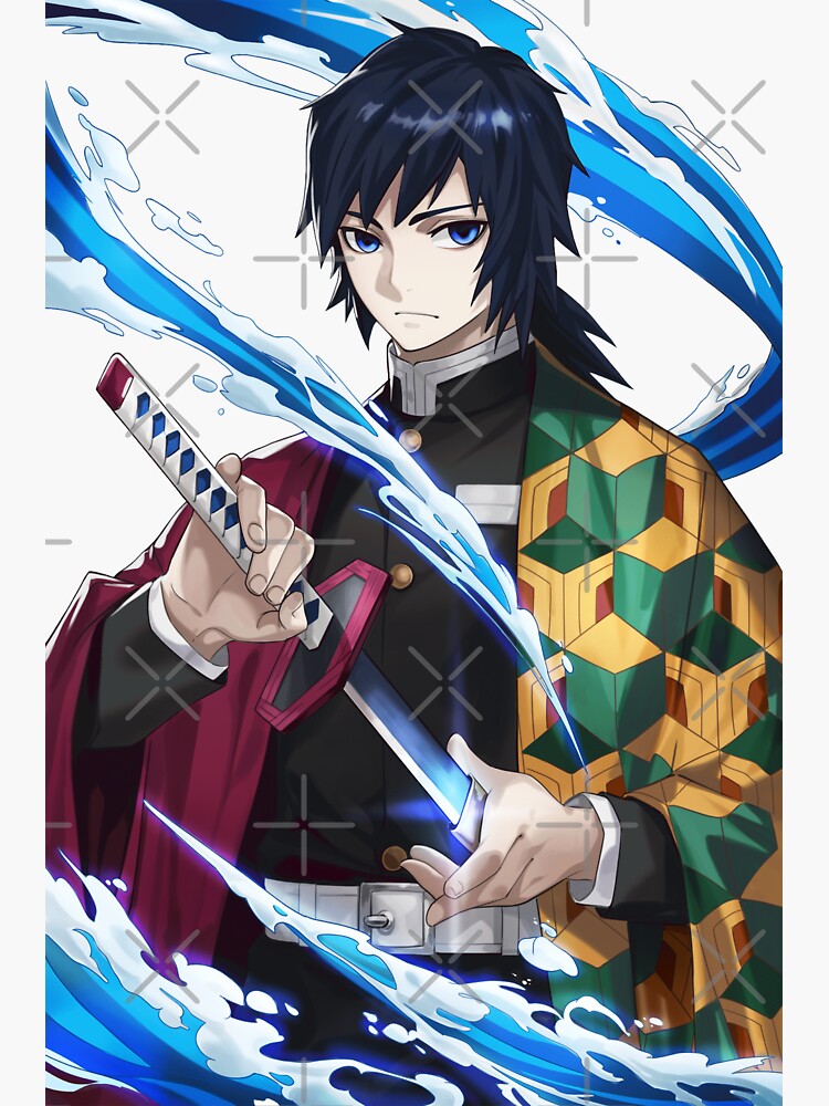 "Giyu Tomioka - Kimetsu No Yaiba" Sticker von OtakuEmporium | Redbubble