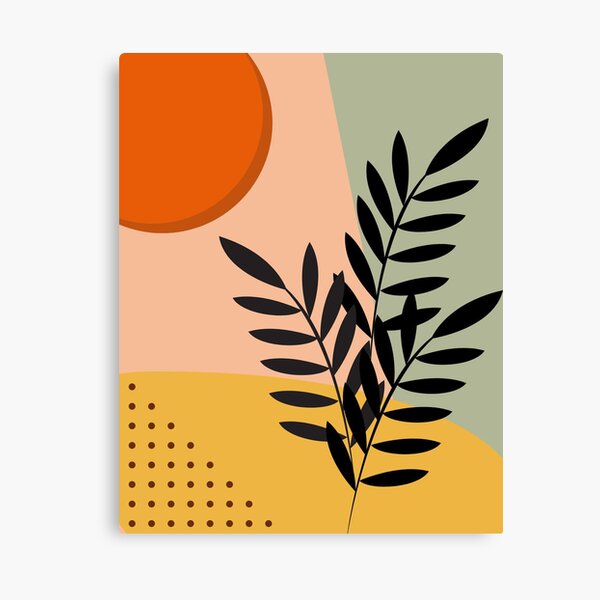 Boho Leaves Printable Wall Art Boho Wall Prints Boho Wall Decor