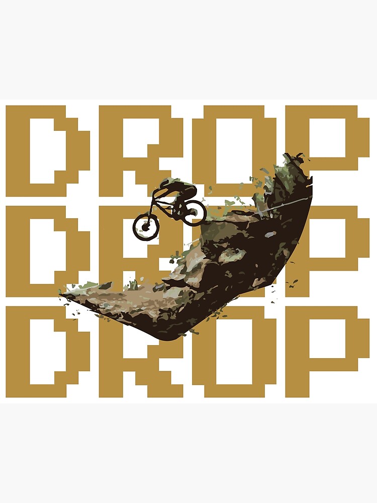 Lámina fotográfica «Step Drop DH Enduro Mtb Downhill Bike ilustración ...
