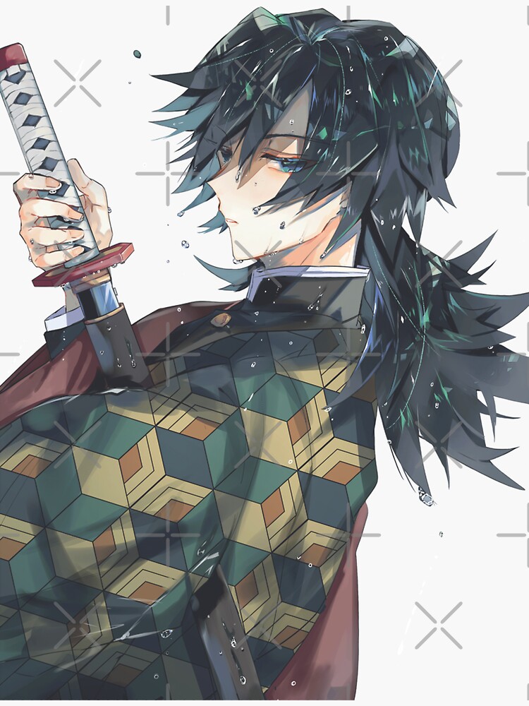 "Giyu Tomioka - Kimetsu No Yaiba" Sticker von OtakuEmporium | Redbubble