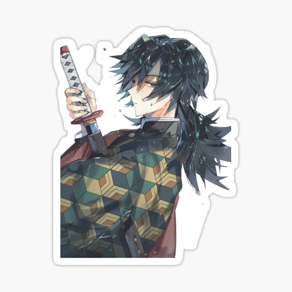 "Giyu Tomioka - Kimetsu No Yaiba" Sticker by OtakuEmporium | Redbubble
