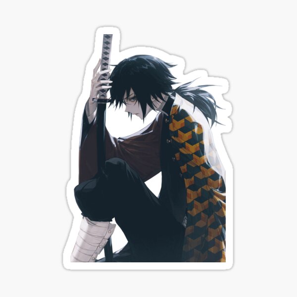 "Giyu Tomioka - Kimetsu No Yaiba" Sticker by OtakuEmporium | Redbubble