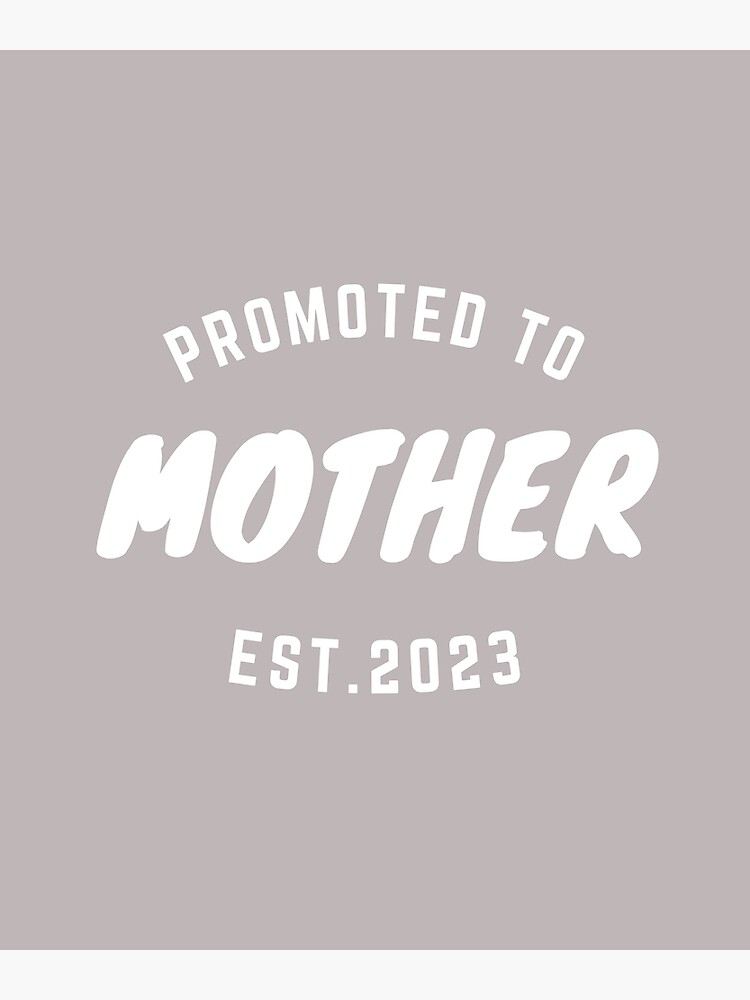 Womens Promoted To Mother 2023 T Shirt Mother Est 2023 Pregnancy