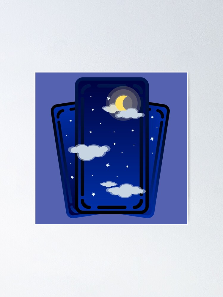 " Cards - Night" Poster for Sale by TheQuirkySide | Redbubble