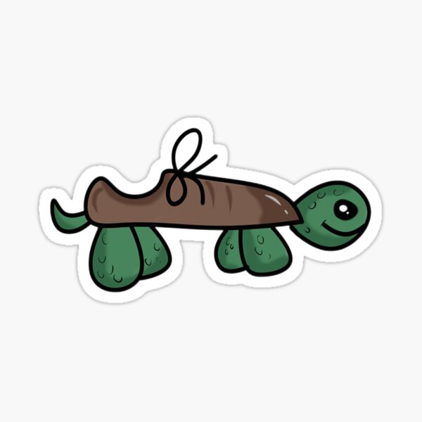 "turtle shoe" Sticker by Jenni113 | Redbubble