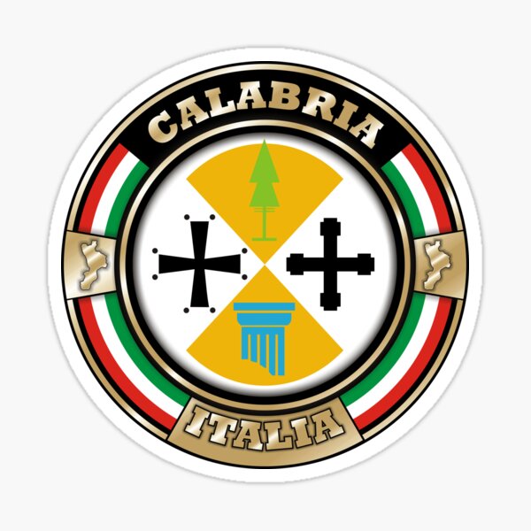 "Calabria Italia stemma" Sticker for Sale by SoulSafe | Redbubble