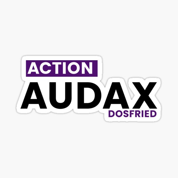 "Audacity" Sticker by Dosfried | Redbubble
