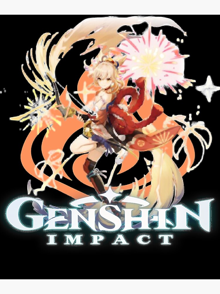 "Genshin Impact Shop Yoimiya Anime For Fans" Art Print by ...