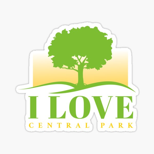 "I Love Central Park" Sticker by Discendo | Redbubble