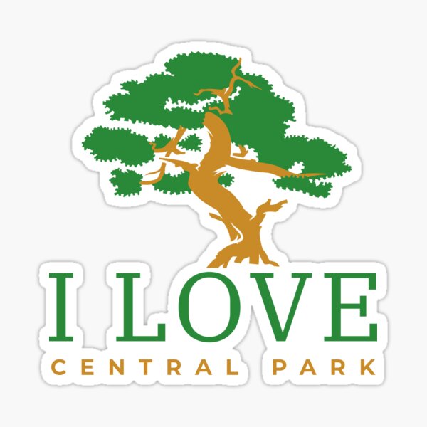 "I Love Central Park" Sticker by Discendo | Redbubble
