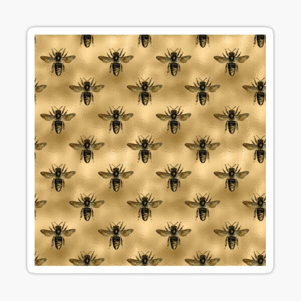 "Black bees" Sticker by GoDesign1 | Redbubble