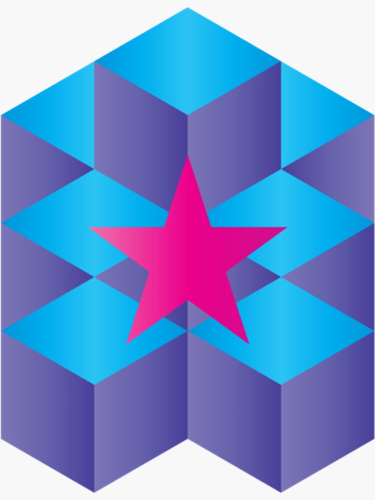 "A star logo " Sticker by Annisabeldesign | Redbubble