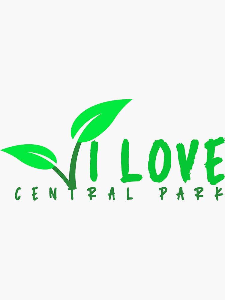 "I Love Central Park" Sticker for Sale by Discendo | Redbubble
