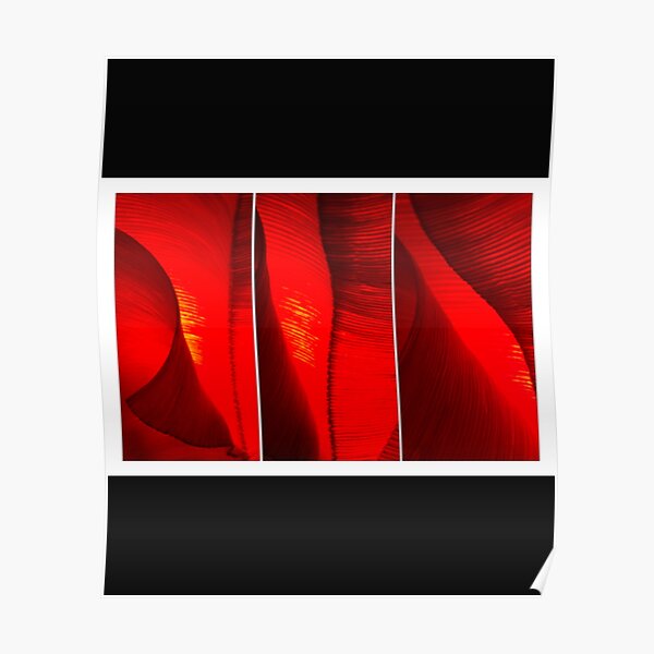 "Red Quadrants " Poster by Annisabeldesign | Redbubble