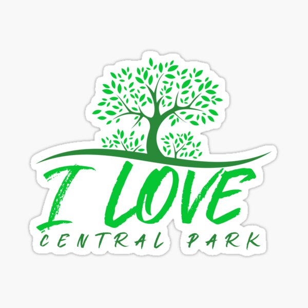 "I Love Central Park" Sticker by Discendo | Redbubble