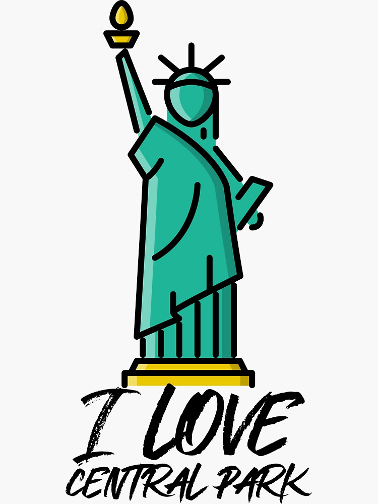 "I Love Central Park" Sticker for Sale by Discendo | Redbubble