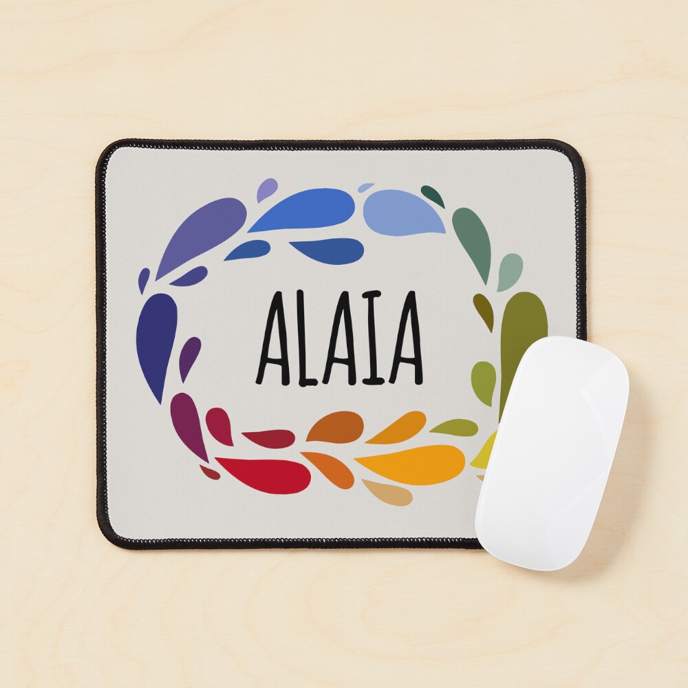 "Alaia Name Cute Colorful Gift Named Alaia" Sticker for Sale by ...