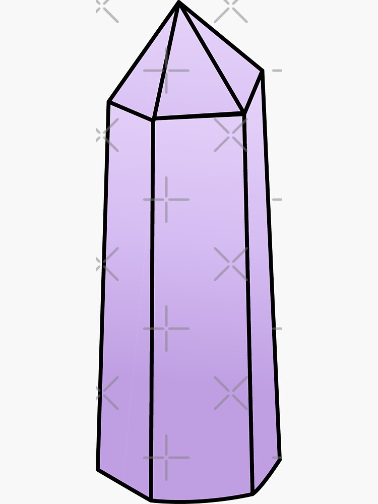 "amethyst crystal" Sticker by jsesica | Redbubble