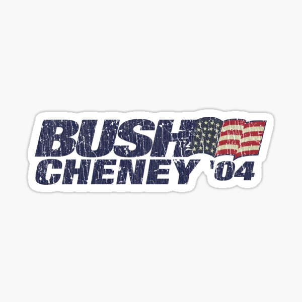 "Bush Cheney 2004 " Sticker for Sale by AstroZombie6669 | Redbubble