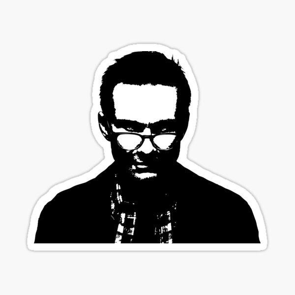 "Mr. Robot (Mr. Robot)" Sticker by medulla9324 | Redbubble