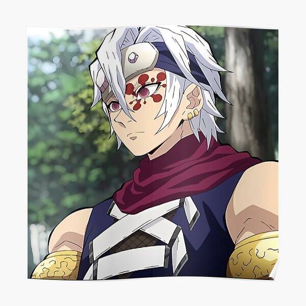 "Uzui tengen " Poster for Sale by Smokyez | Redbubble