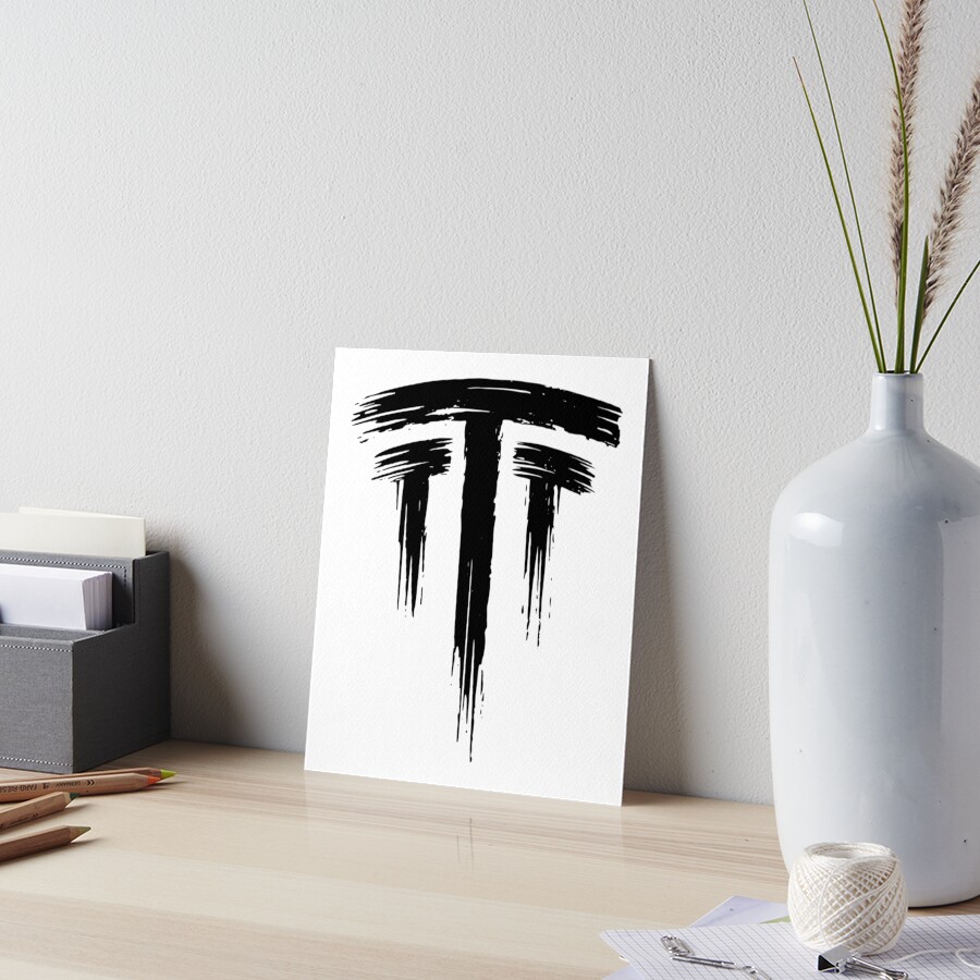 "timthetatman logo " Art Board Print by SandSno | Redbubble
