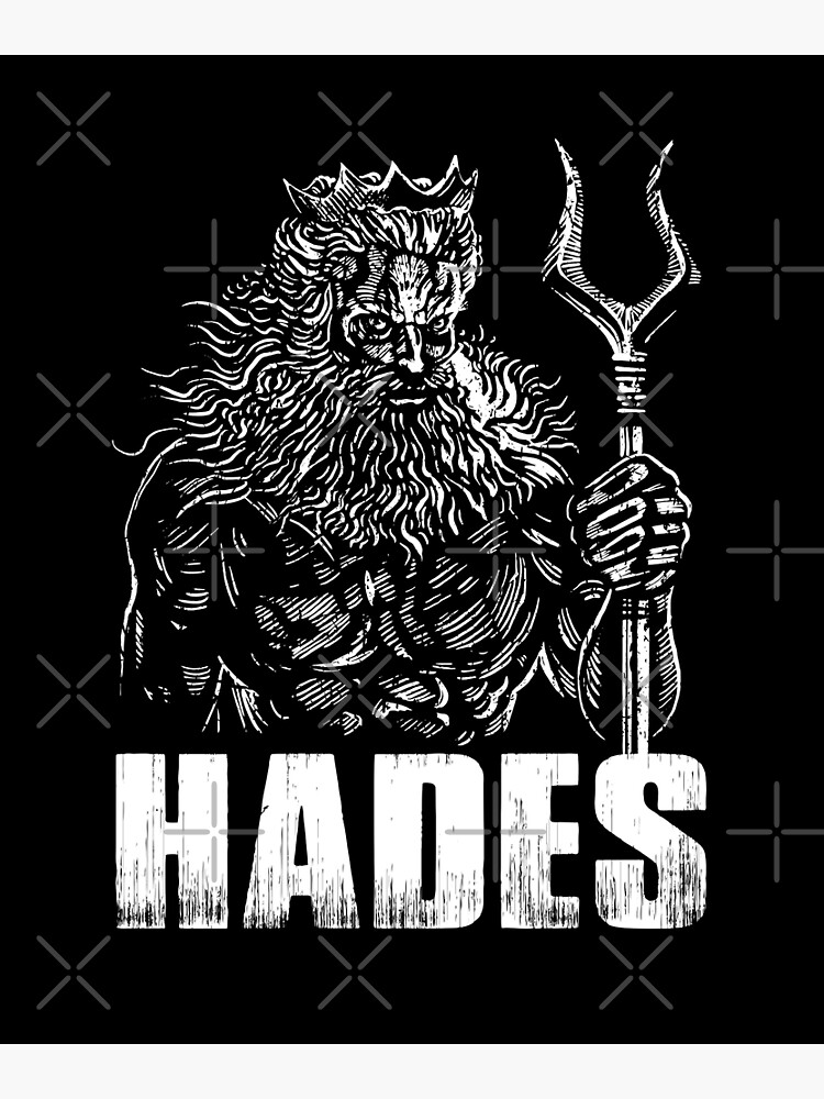 "Hades Greek Mythology God - Ancient Greece History Gift" Poster by ...