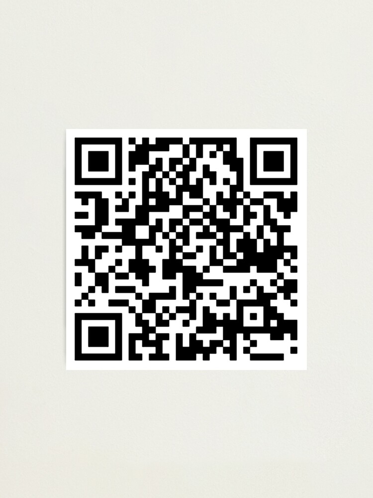 "QR Code Goat Kisses" Photographic Print by WillDoo | Redbubble