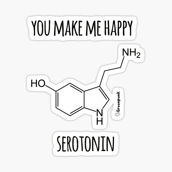 "Serotonin" Sticker for Sale by greenpunkart | Redbubble