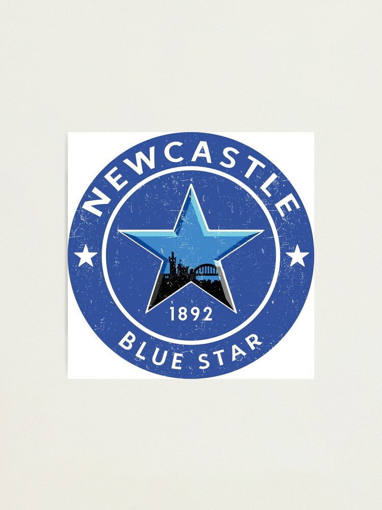 "Newcastle Blue Star" Photographic Print for Sale by TheGoodFan ...