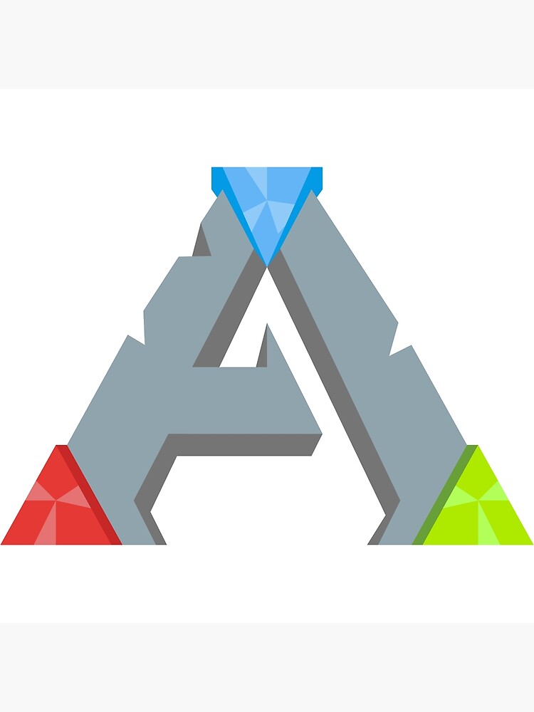 "ARK LOGO STICKERS" Poster for Sale by GamingWawe | Redbubble