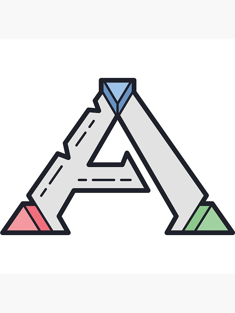 "ARK LOGO STICKERS" Poster for Sale by GamingWawe | Redbubble
