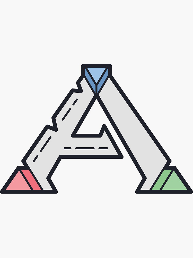 "ARK LOGO STICKERS" Sticker for Sale by GamingWawe | Redbubble