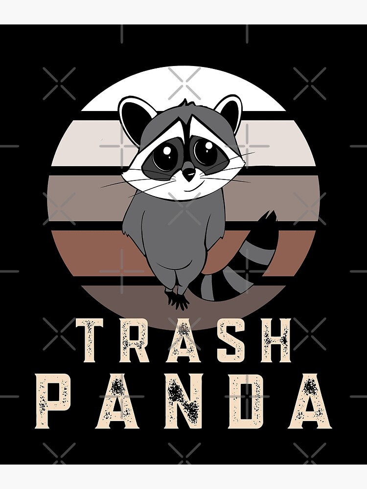 "Cute Trash Panda " Poster for Sale by Harnagerie | Redbubble