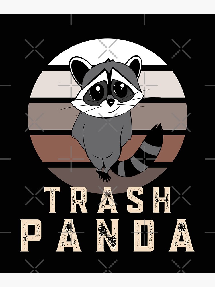 "Cute Trash Panda " Sticker for Sale by Harnagerie | Redbubble