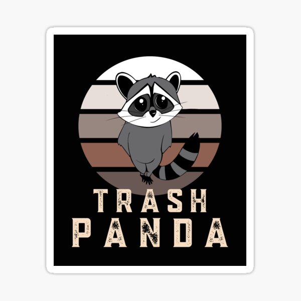 "Cute Trash Panda " Sticker for Sale by Harnagerie | Redbubble