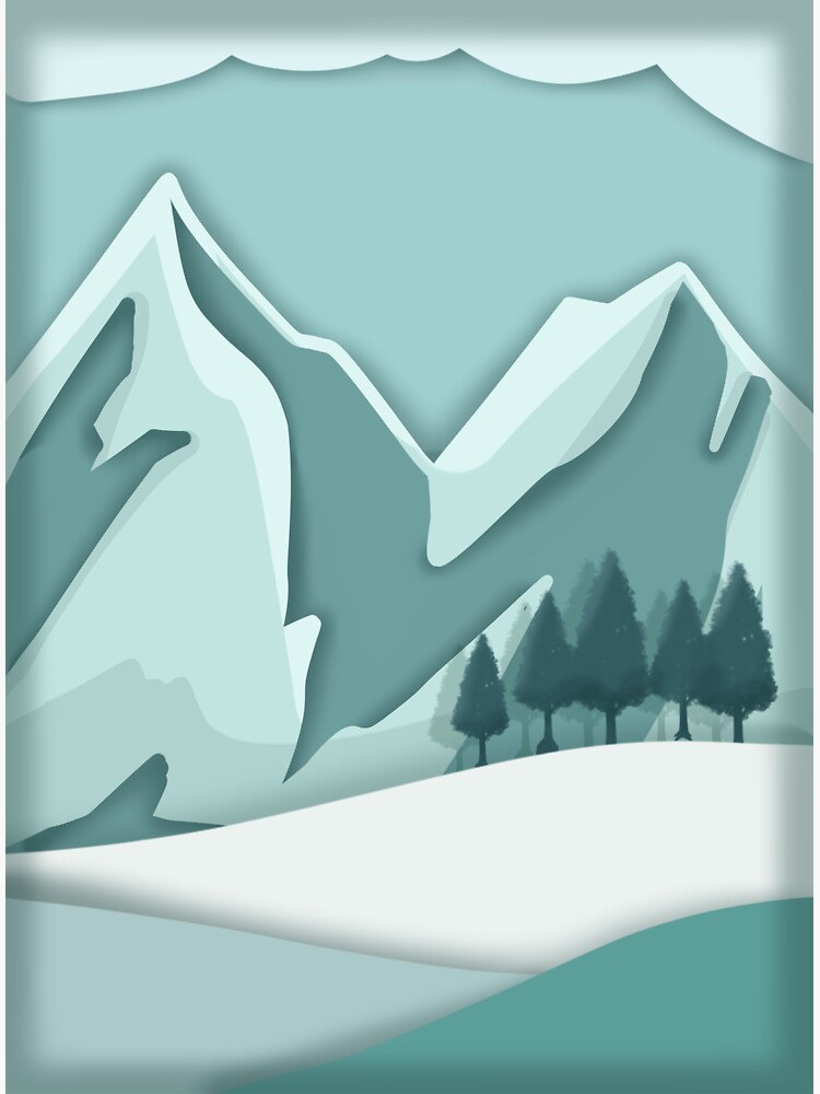 "Iceberg" Sticker for Sale by Minanami | Redbubble
