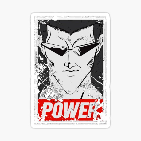"Power Toguro" Sticker by beanmoc | Redbubble