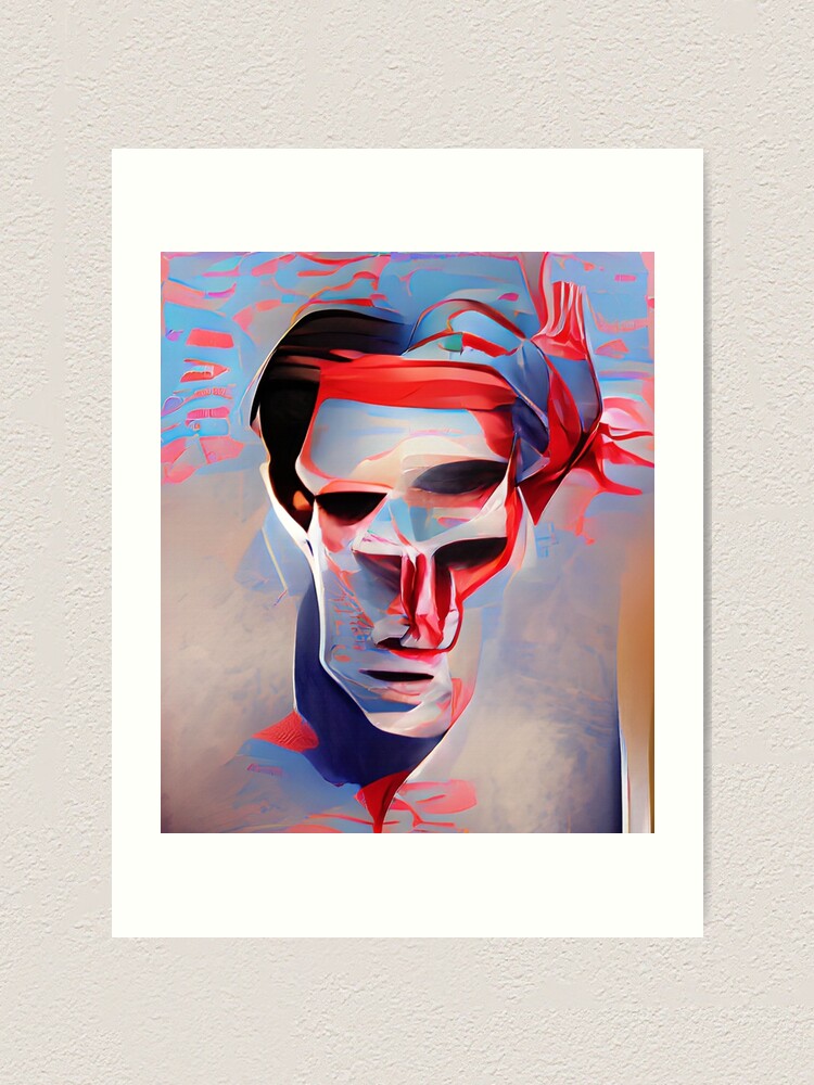 "The Many Faces of Patrick Bateman | Abstract art" Art Print for Sale ...