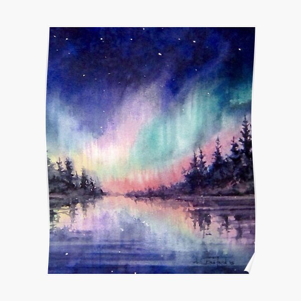 "Light reflection northern" Poster for Sale by Golido | Redbubble